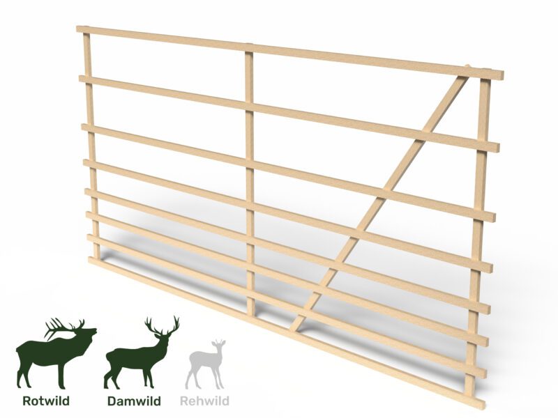 HG3 - Hordengatter - Wildschutzzaun 2m höhe - dicht - Hordengatter Shop