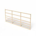 HG2 - Hordengatter 4x1,6m - Wildschutzzaun aus Holz - Forstschutzzaun ...